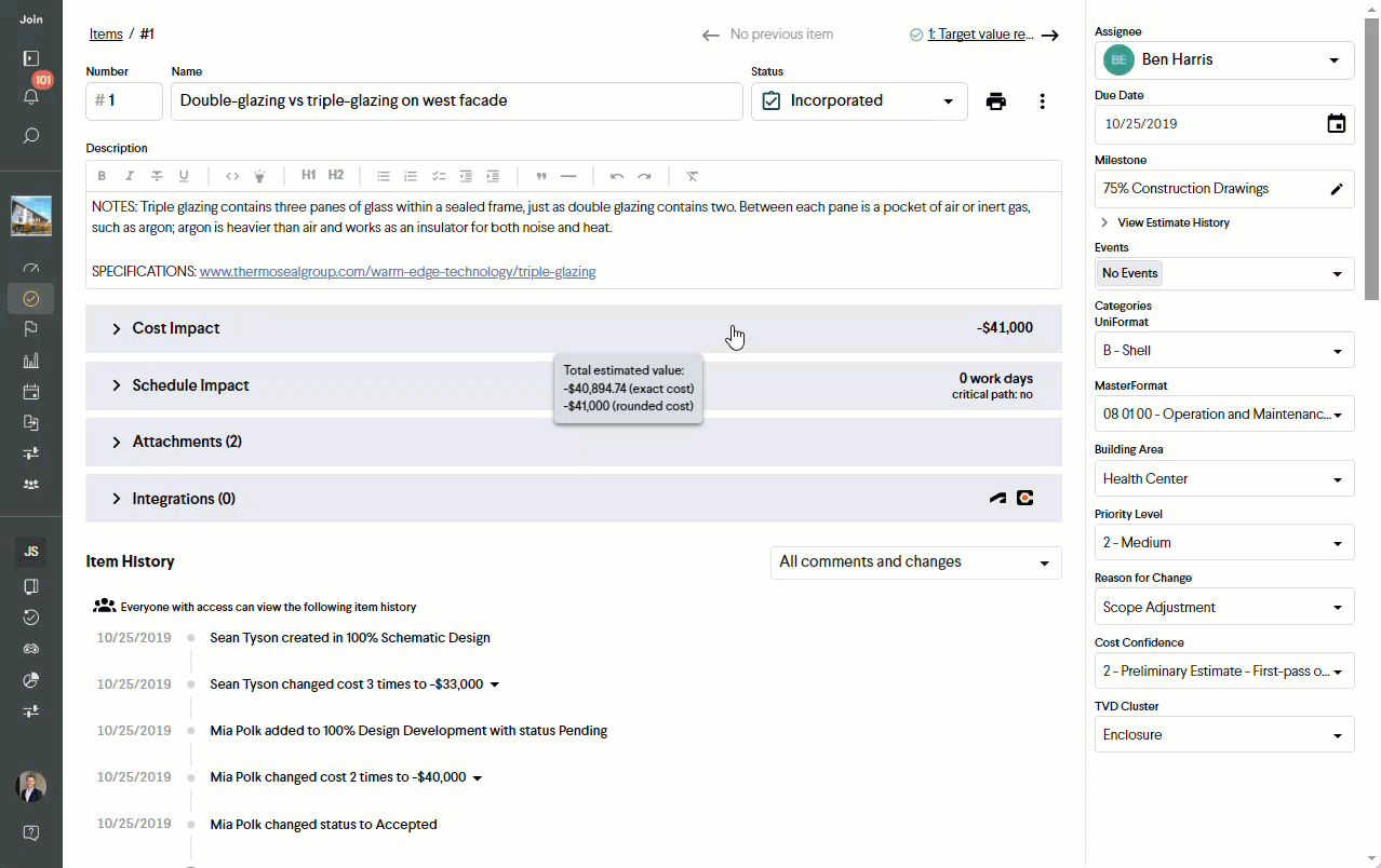 Item Estimates Item Estimates